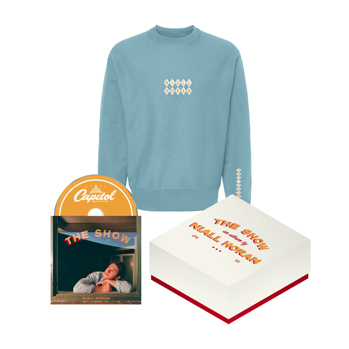 The Show - Diamond Crewneck + CD Box Set - Niall Horan Official Store