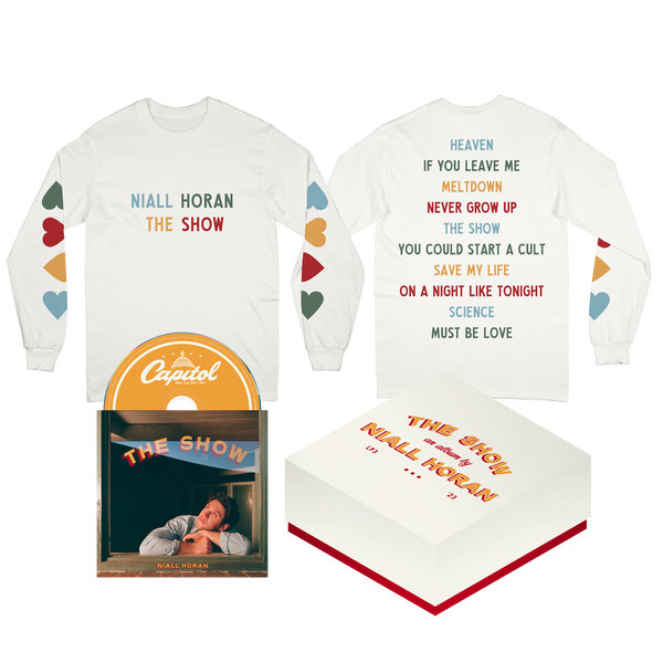 The Show - Tracklist Long Sleeve + CD Box Set - Niall Horan Official Store